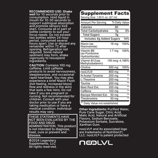 Kraken Intense Focus - Legendary Supplements